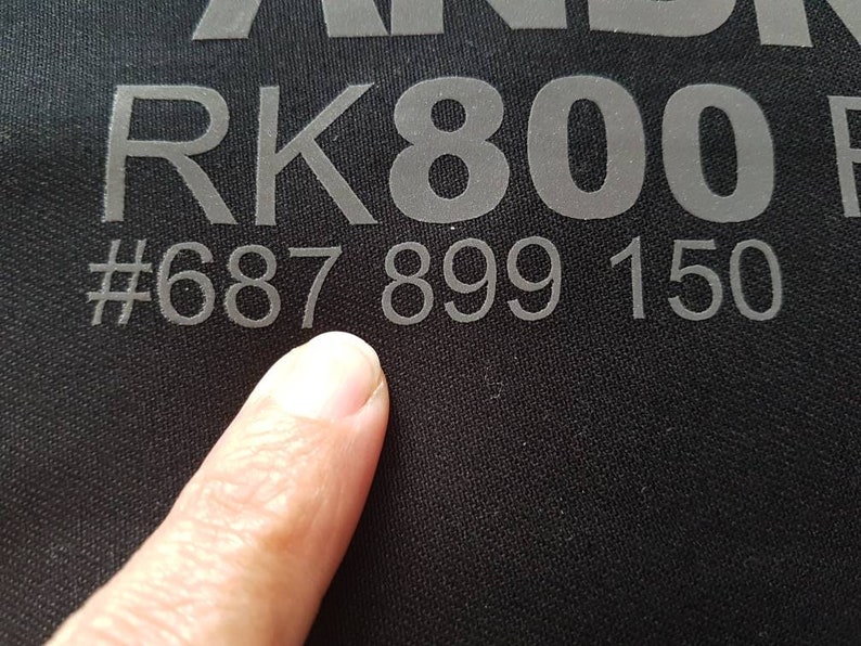 JB300 Cosplay, Detroit Become Human, Iron on Letters for Cosplay ...