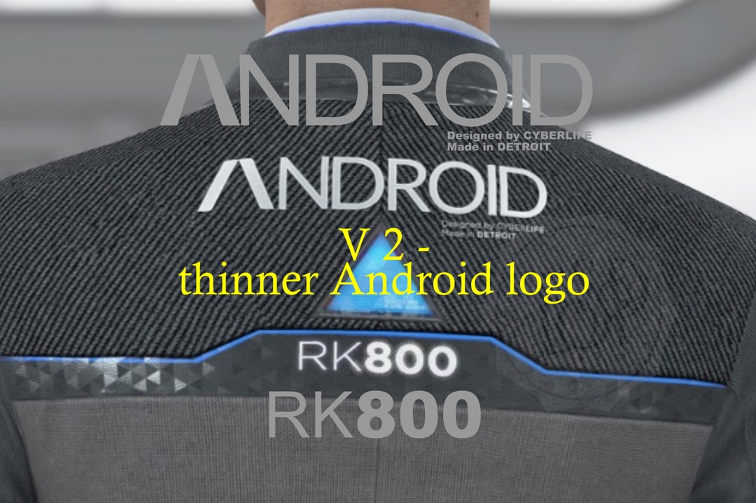 Detroit Become Human,rk900 Cosplay, Android RK900, DBH Deviant, Iron on ...