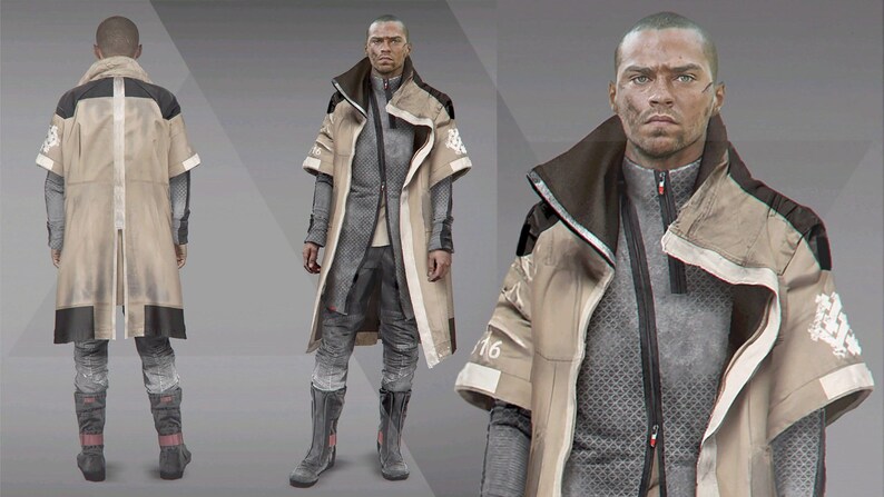 Detroit Become Human, Markus Cosplay, RK200 Android Decal, Iron on ...
