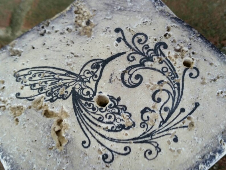 Stone Tile Striker Candle Coaster Handmade Matchbox, Match Storage ...