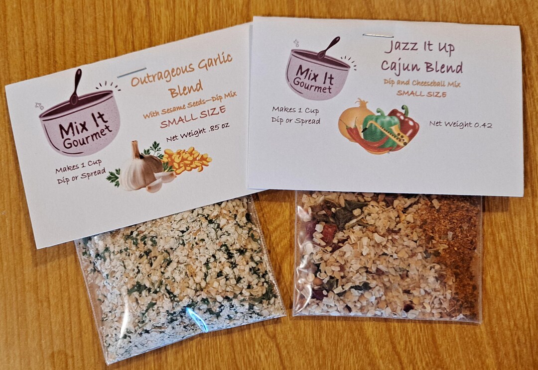 Dip Mix Bundle - Try Our Outrageous Garlic and Jazz It up Cajun Blends ...