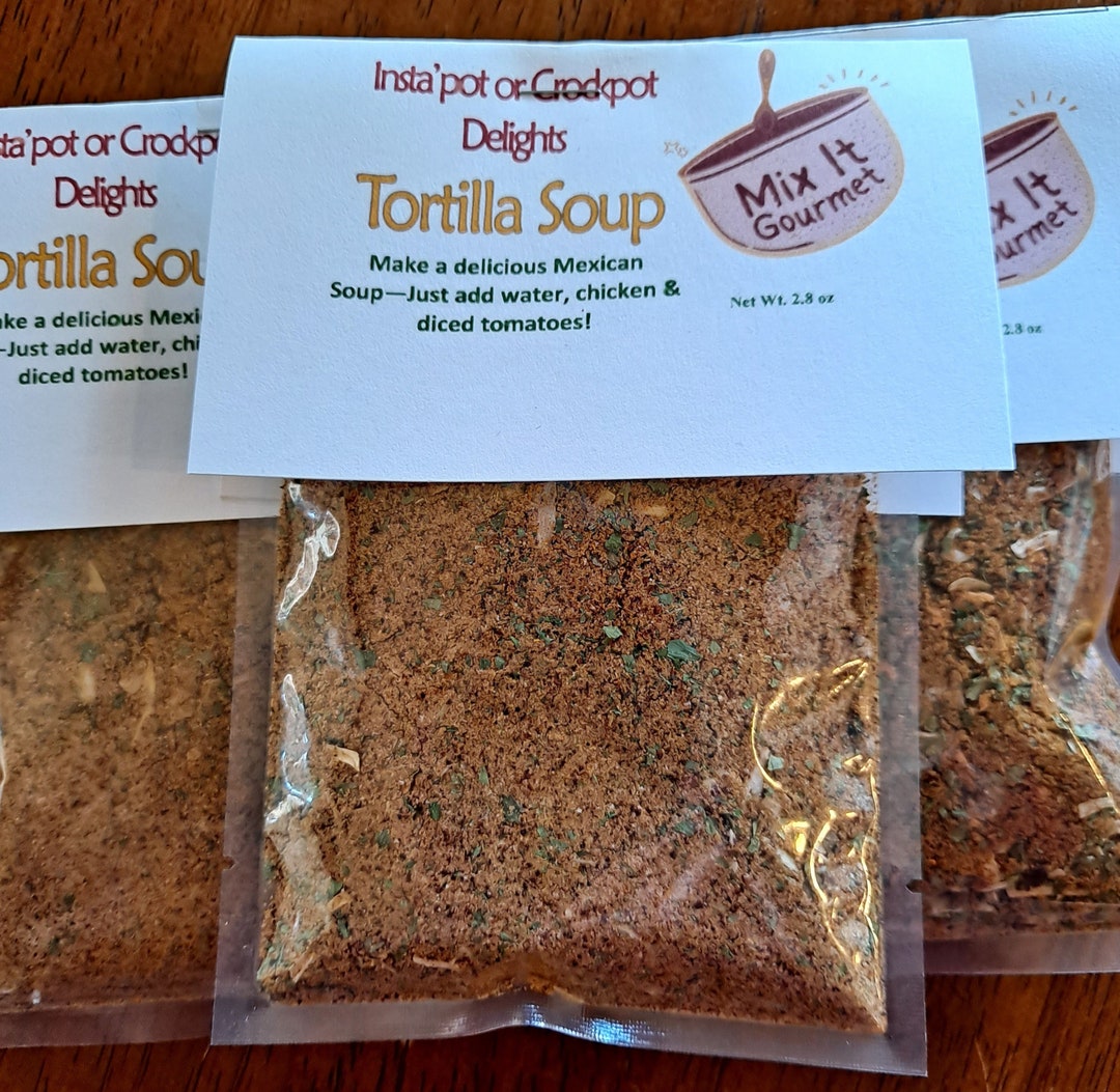 Tortilla Soup Mix - Instapot or Crockpot Delights - Etsy