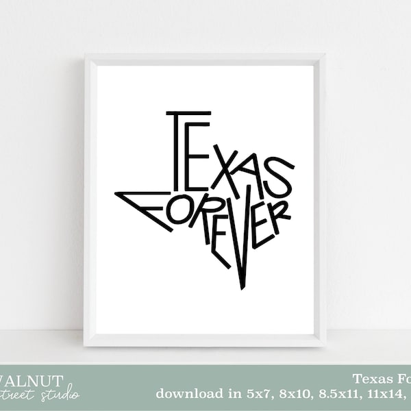 Texas Forever - Etsy