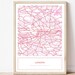 Map of London England, London England Map, London England Map, Modern ...
