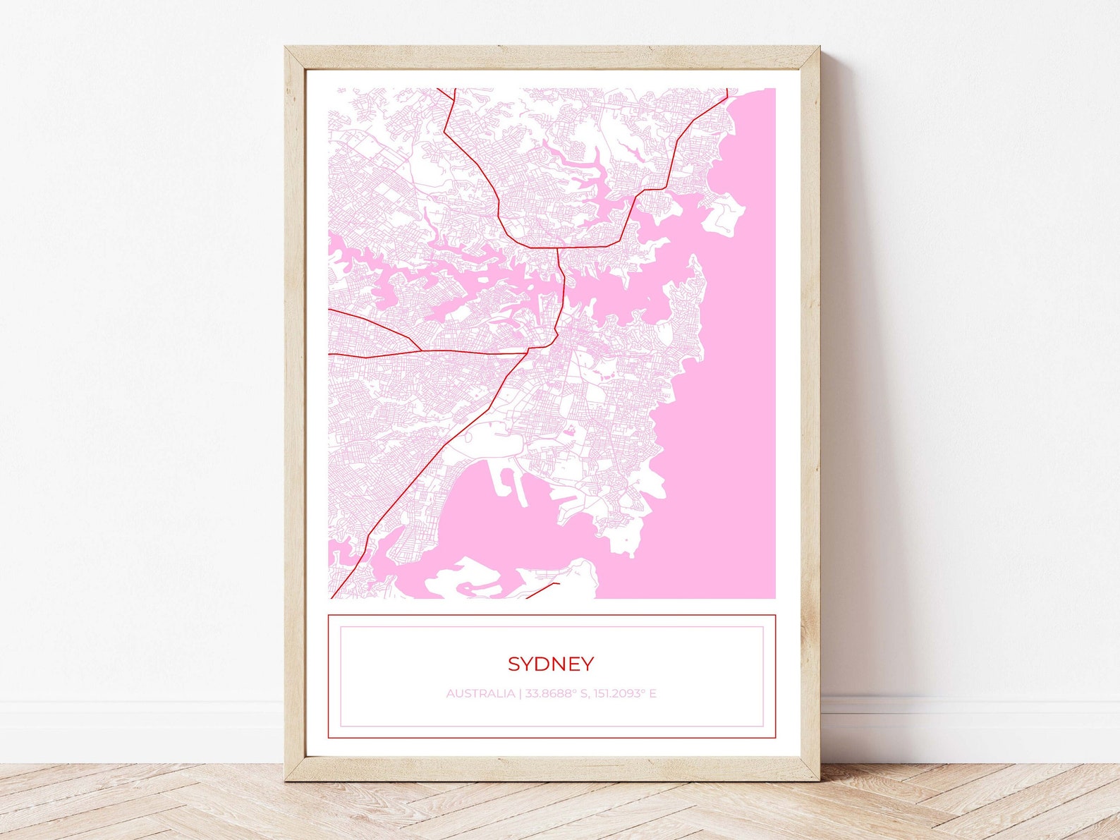 Map of Sydney Australia, Sydney Australia Map, Sydney Map, Modern ...