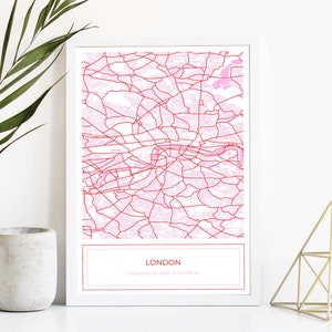 Map of London England, London England Map, London England Map, Modern ...
