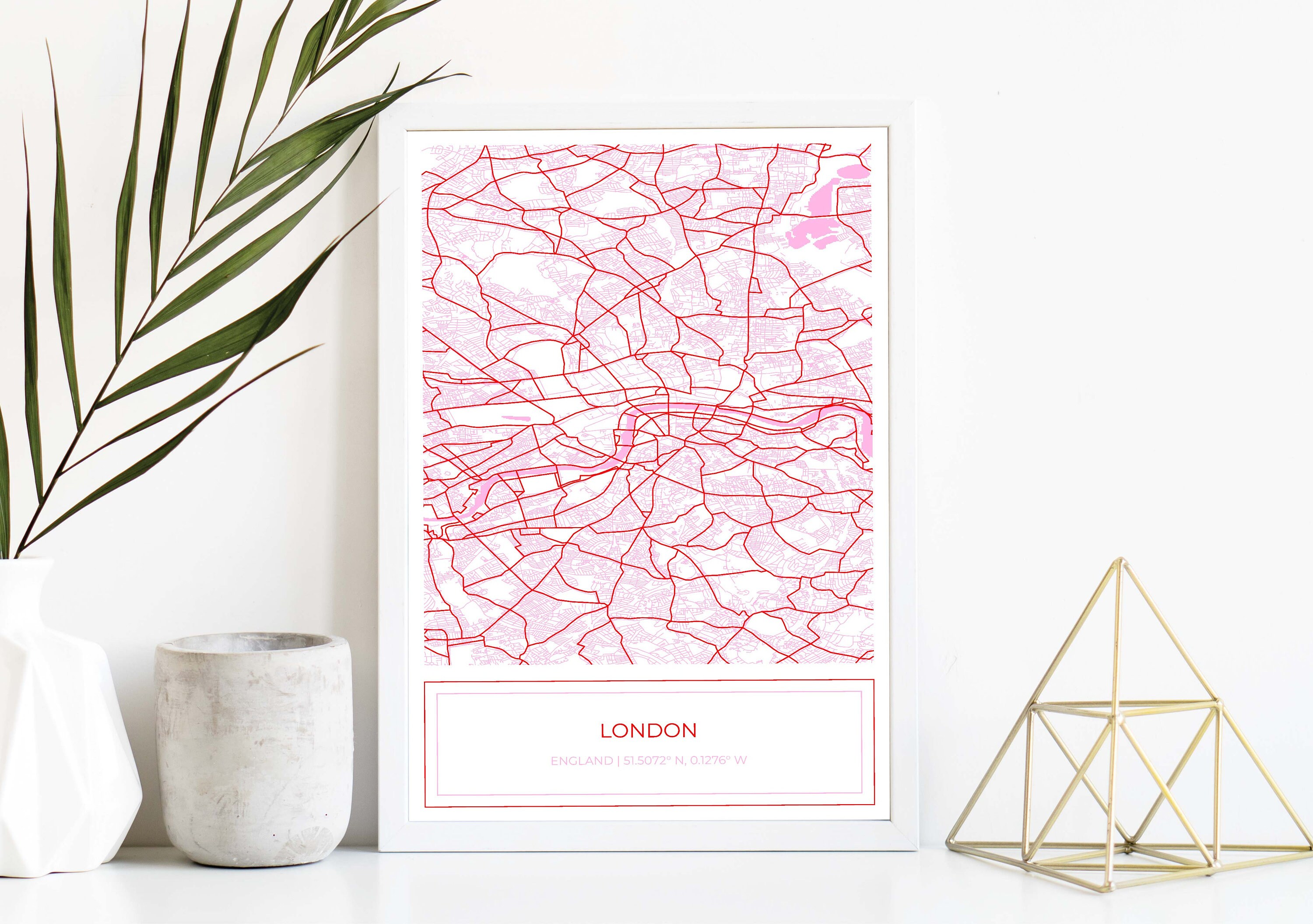 Map of London England, London England Map, London England Map, Modern ...