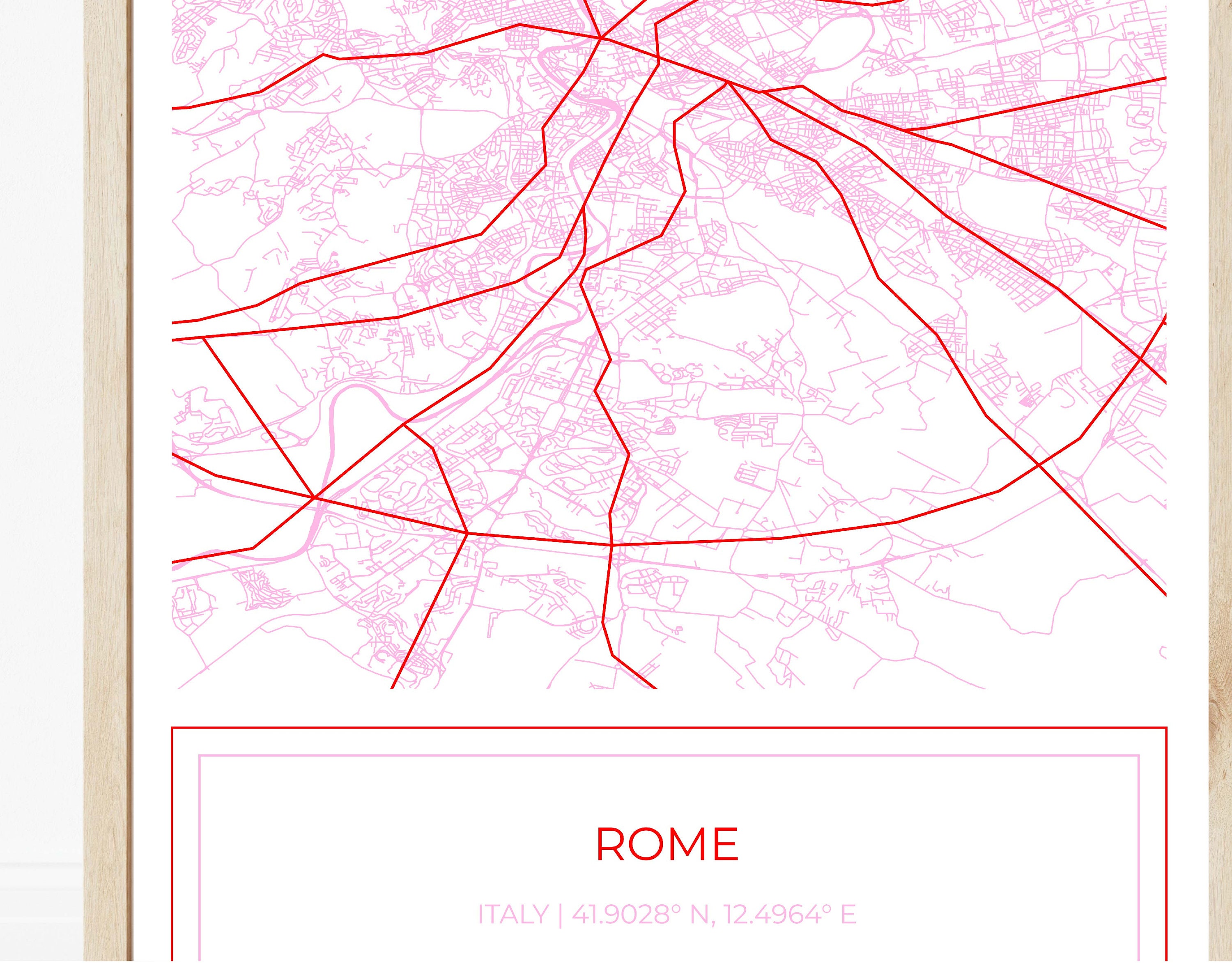 Map of Rome Italy, Rome Italy Map, Rome Map, Modern Rome Italy Map ...