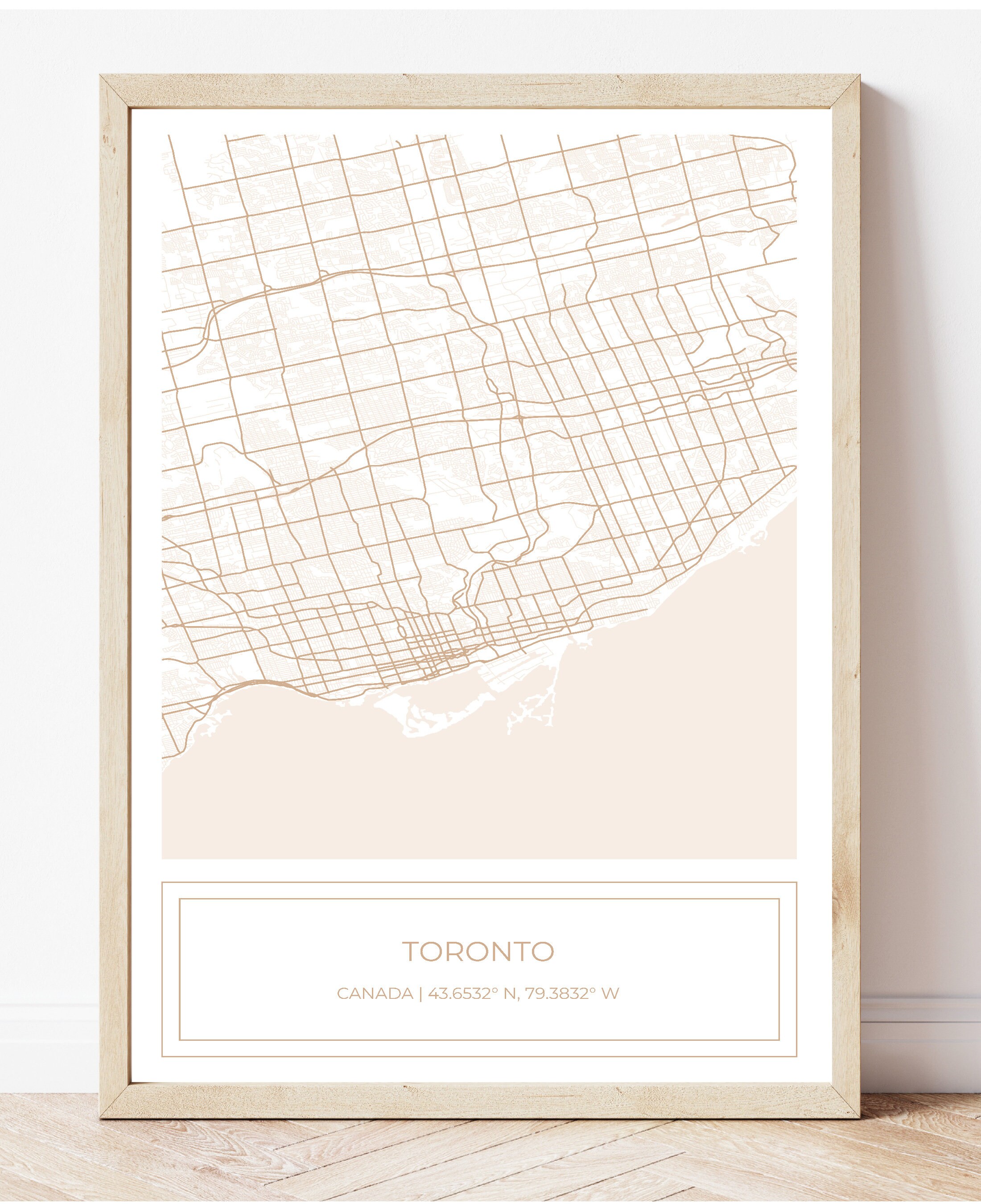 Map of Toronto Canada, Toronto Canada Map, Toronto Map, Modern Toronto ...