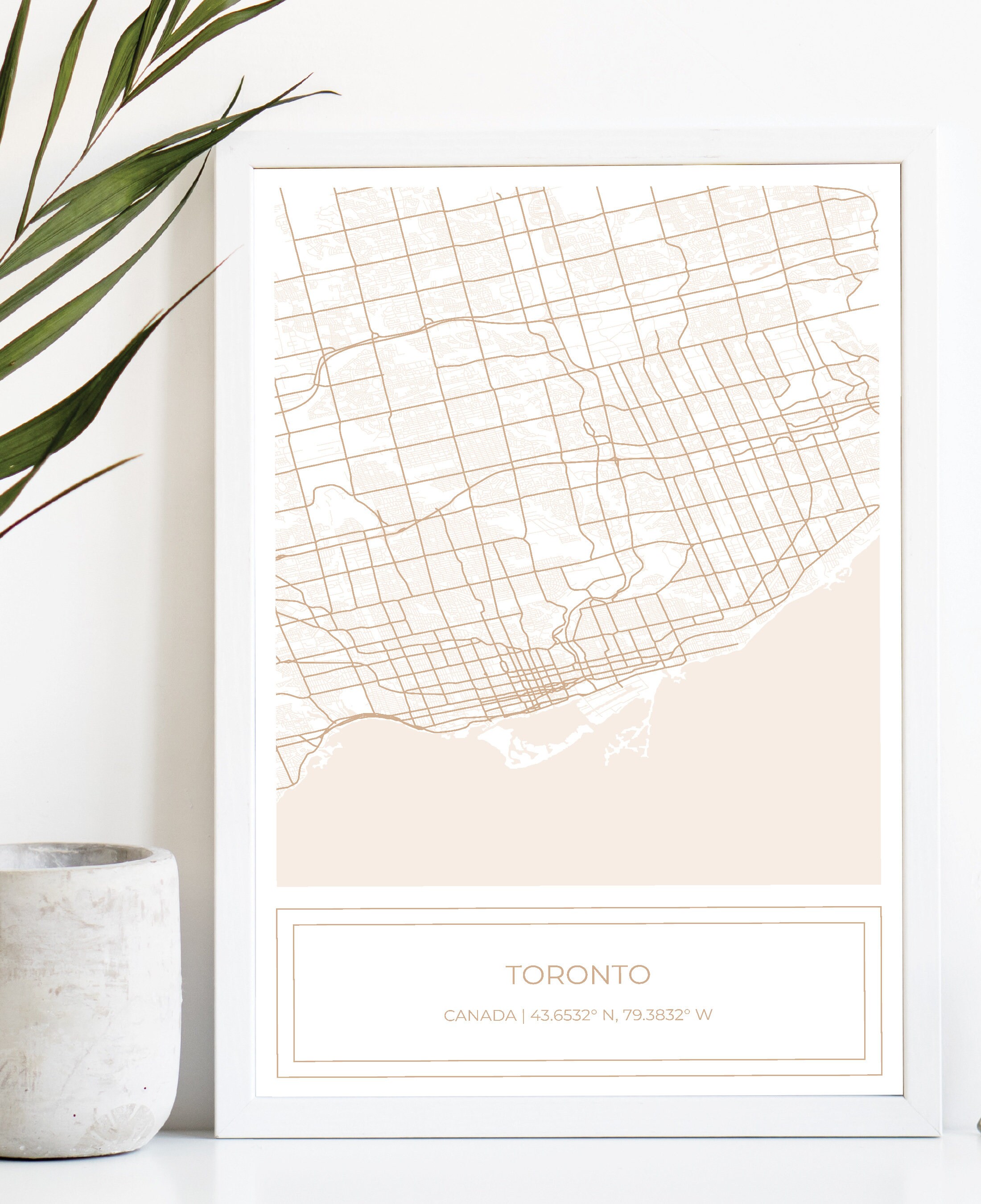 Map of Toronto Canada, Toronto Canada Map, Toronto Map, Modern Toronto ...