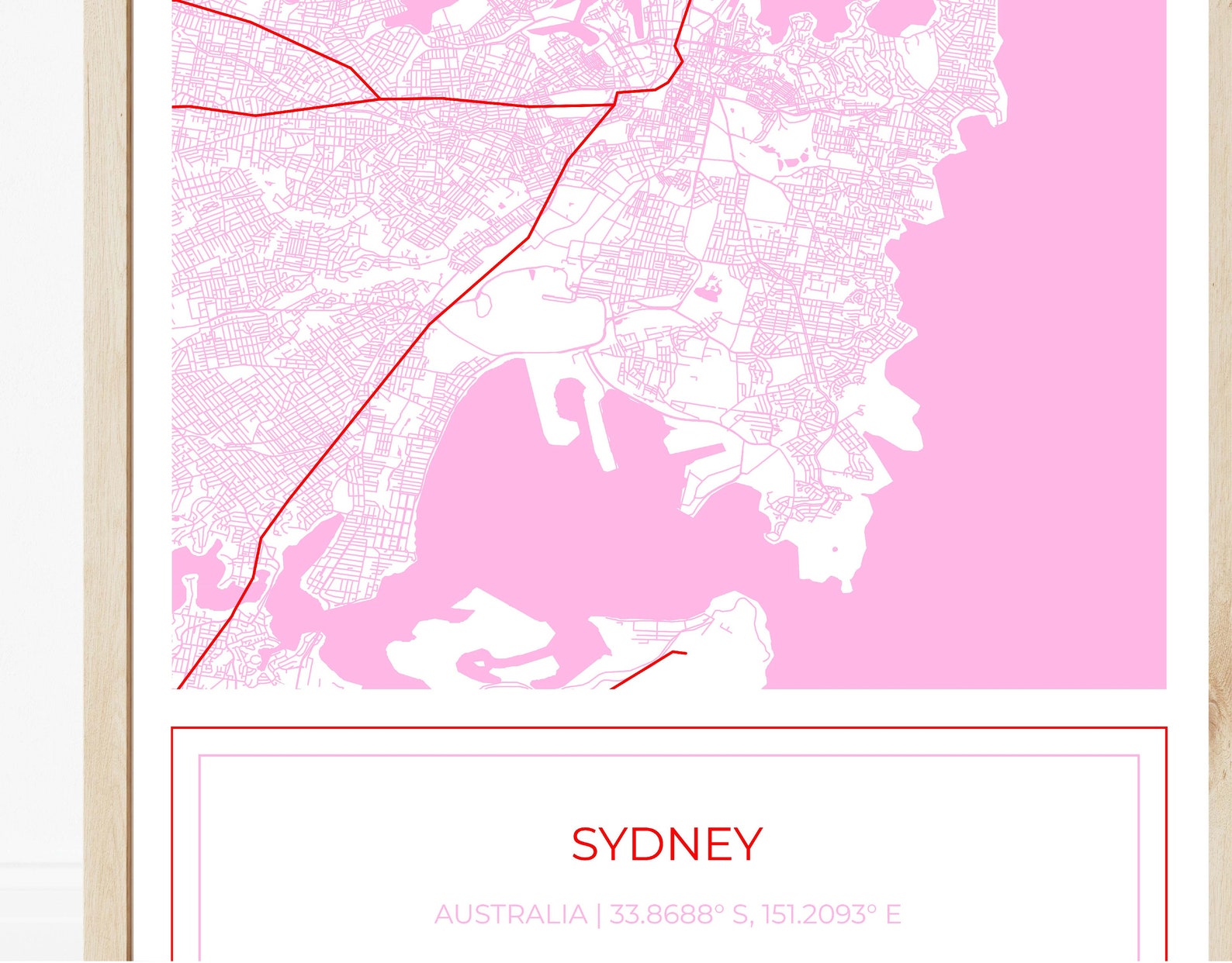Map of Sydney Australia, Sydney Australia Map, Sydney Map, Modern ...