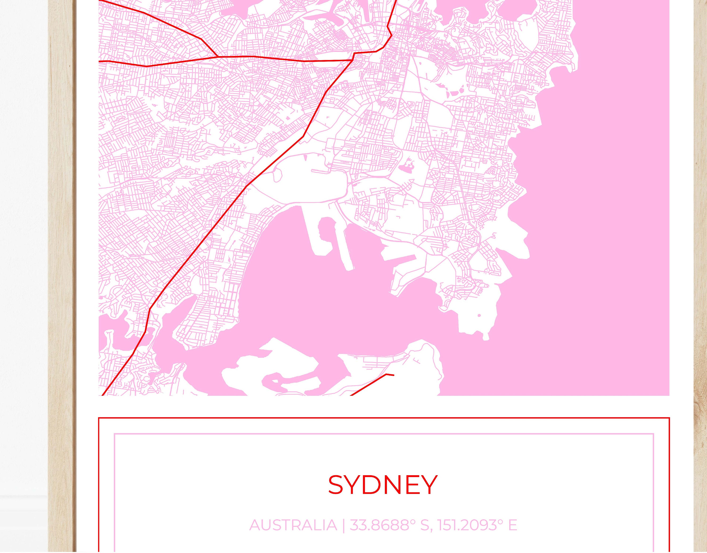 Map of Sydney Australia, Sydney Australia Map, Sydney Map, Modern ...