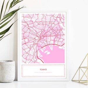 Map of Tokyo Japan, Tokyo Japan Map, Tokyo Map, Modern Tokyo Japan Map ...