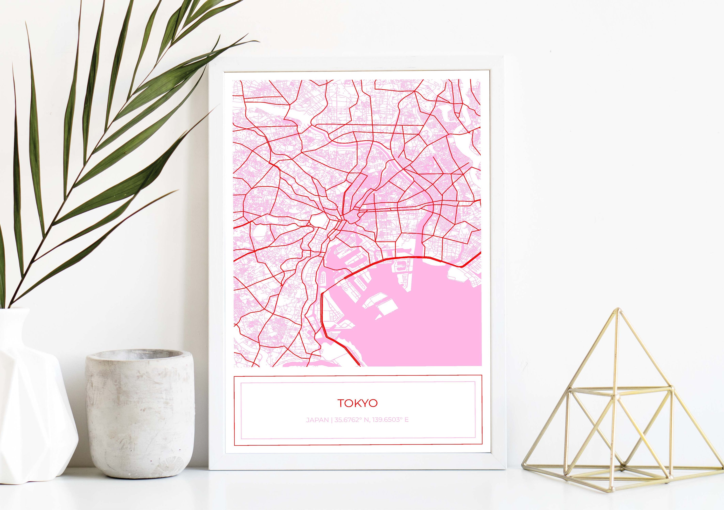 Map of Tokyo Japan, Tokyo Japan Map, Tokyo Map, Modern Tokyo Japan Map ...