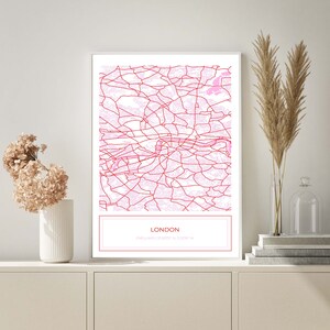 Map of London England, London England Map, London England Map, Modern ...