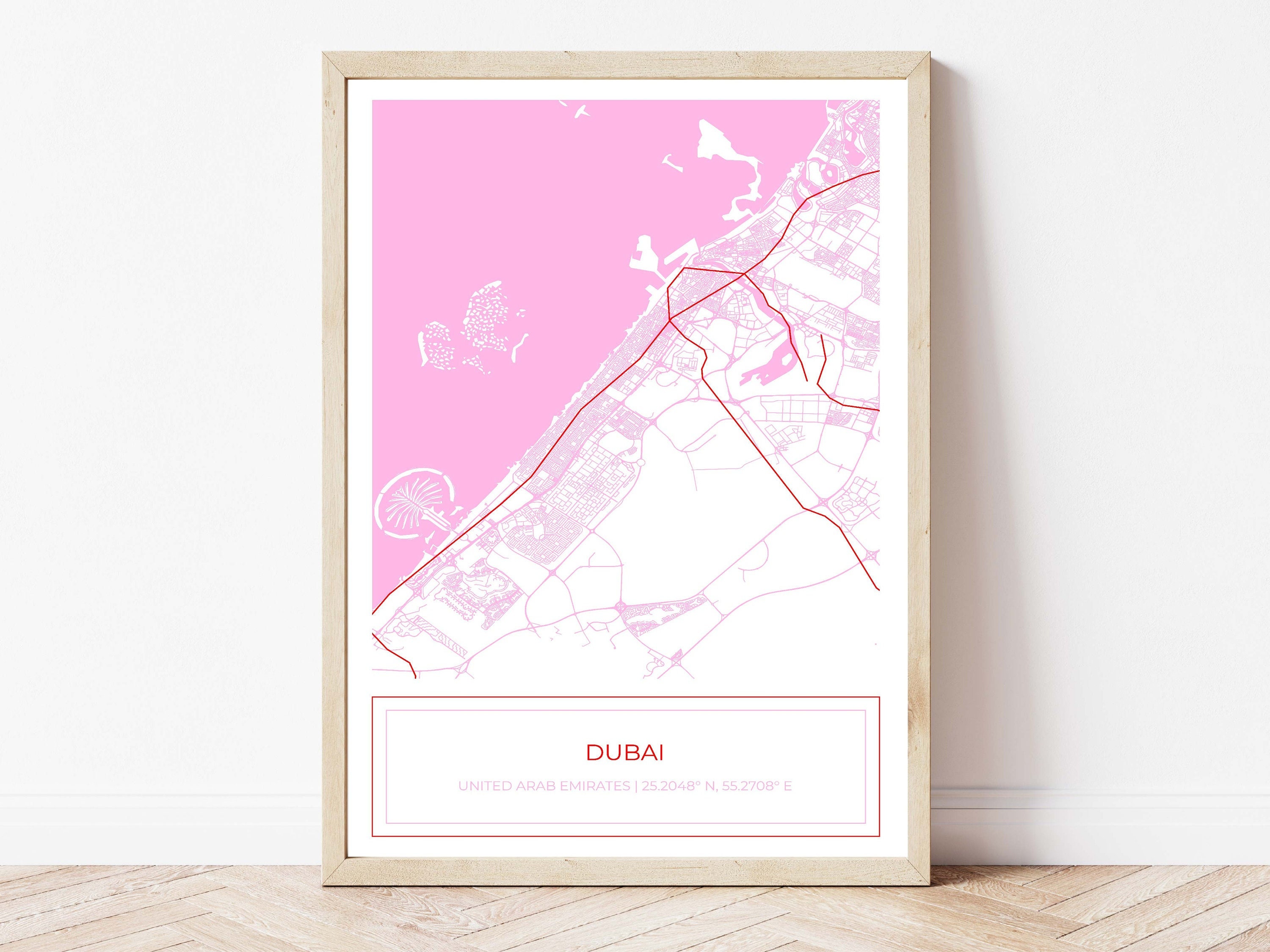 Map of Dubai United Arab Emirates, Dubai United Arab Emirates Map ...
