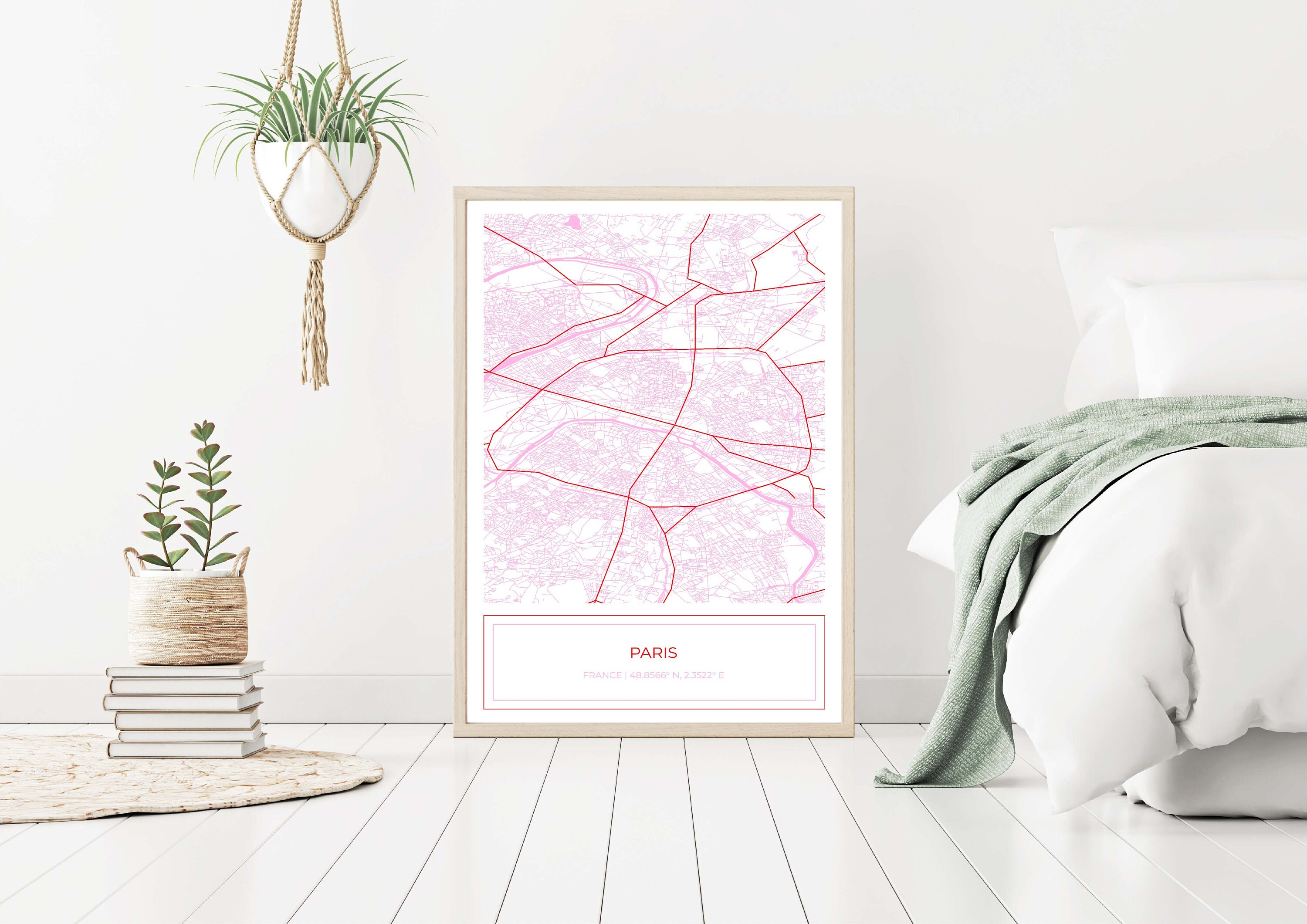 Map of Paris France, Paris France Map, Paris France Map, Modern Paris ...