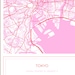 Map of Tokyo Japan, Tokyo Japan Map, Tokyo Map, Modern Tokyo Japan Map ...