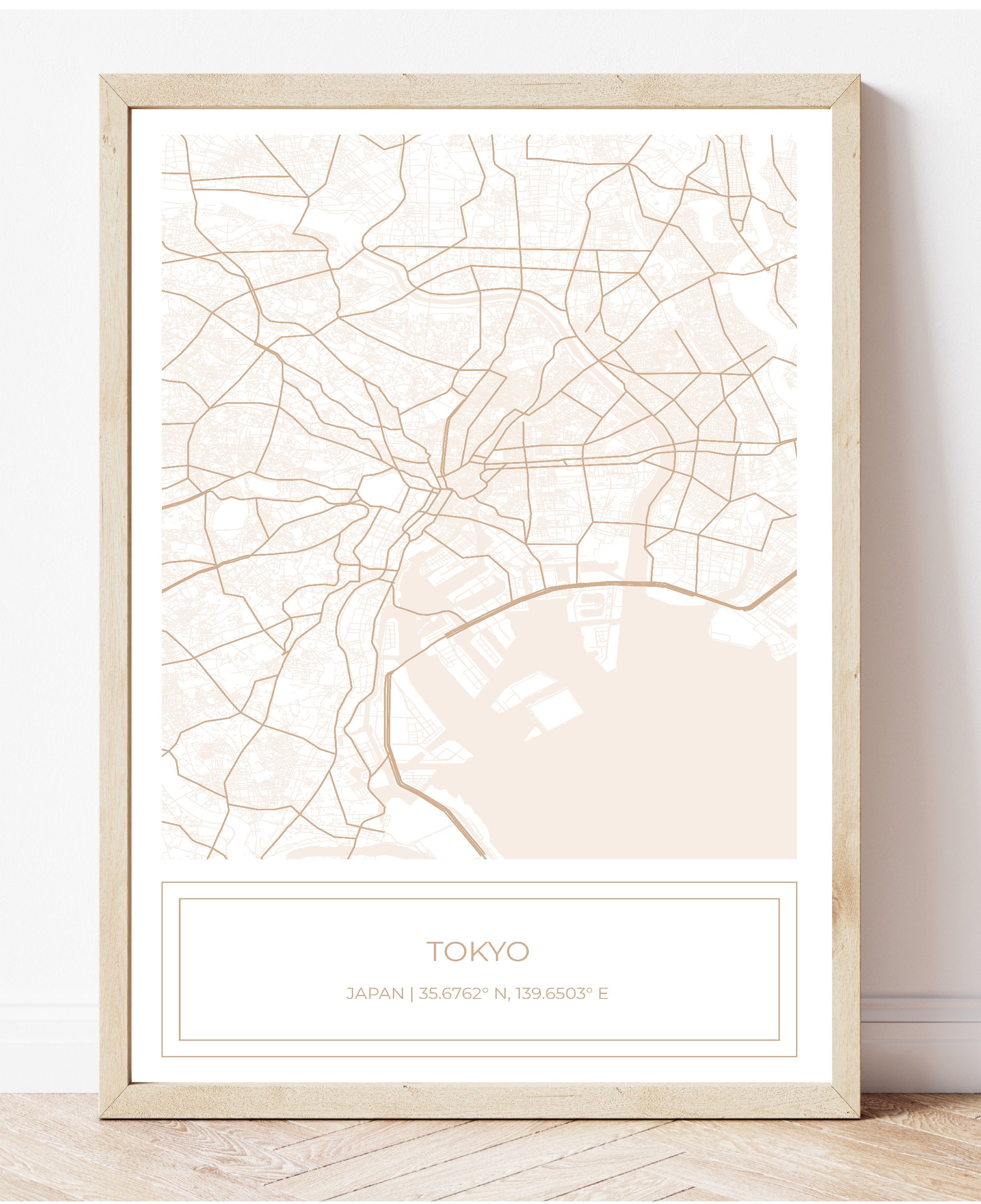 Map of Tokyo Japan, Tokyo Japan Map, Tokyo Map, Modern Tokyo Japan Map ...