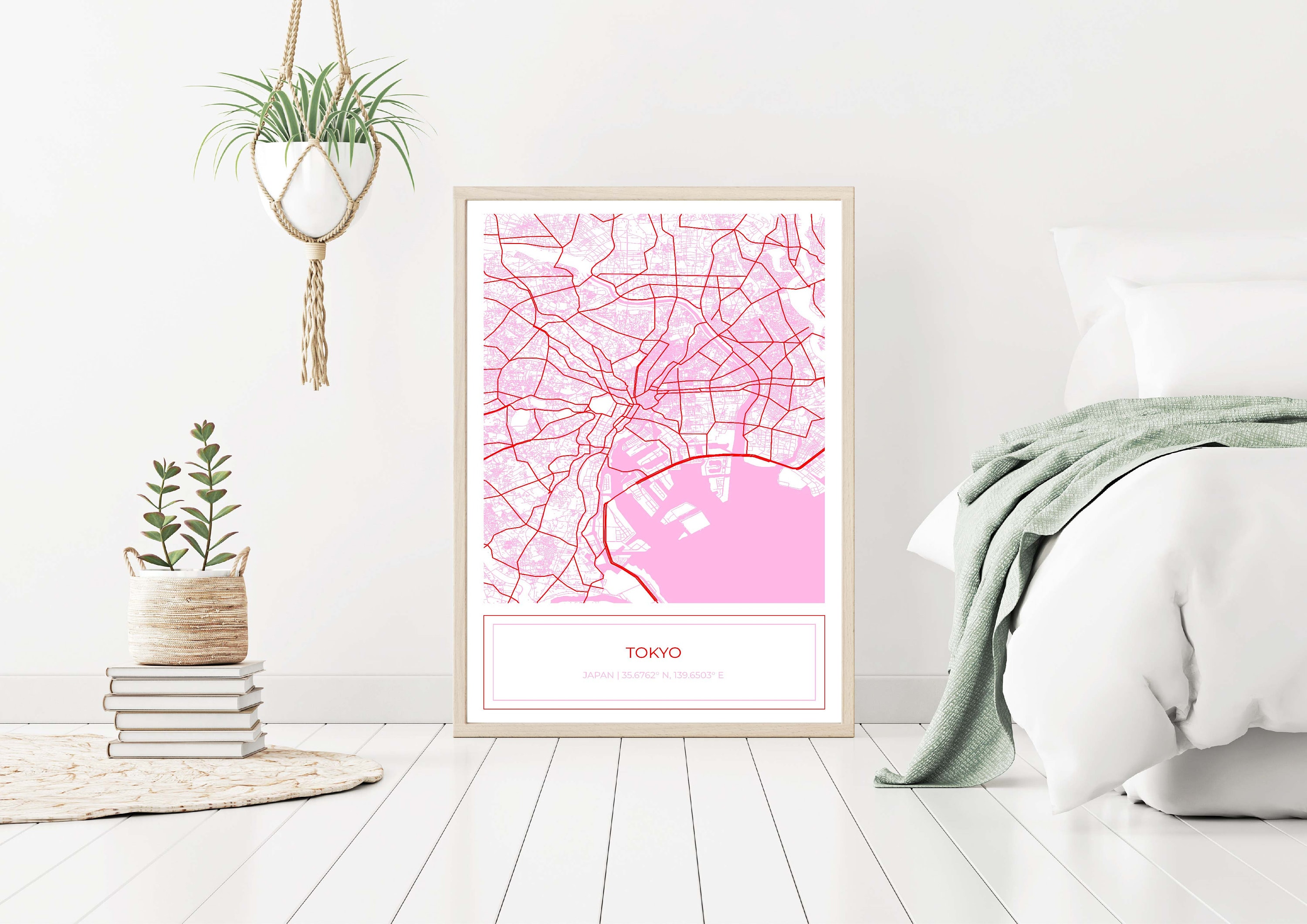 Map of Tokyo Japan, Tokyo Japan Map, Tokyo Map, Modern Tokyo Japan Map ...