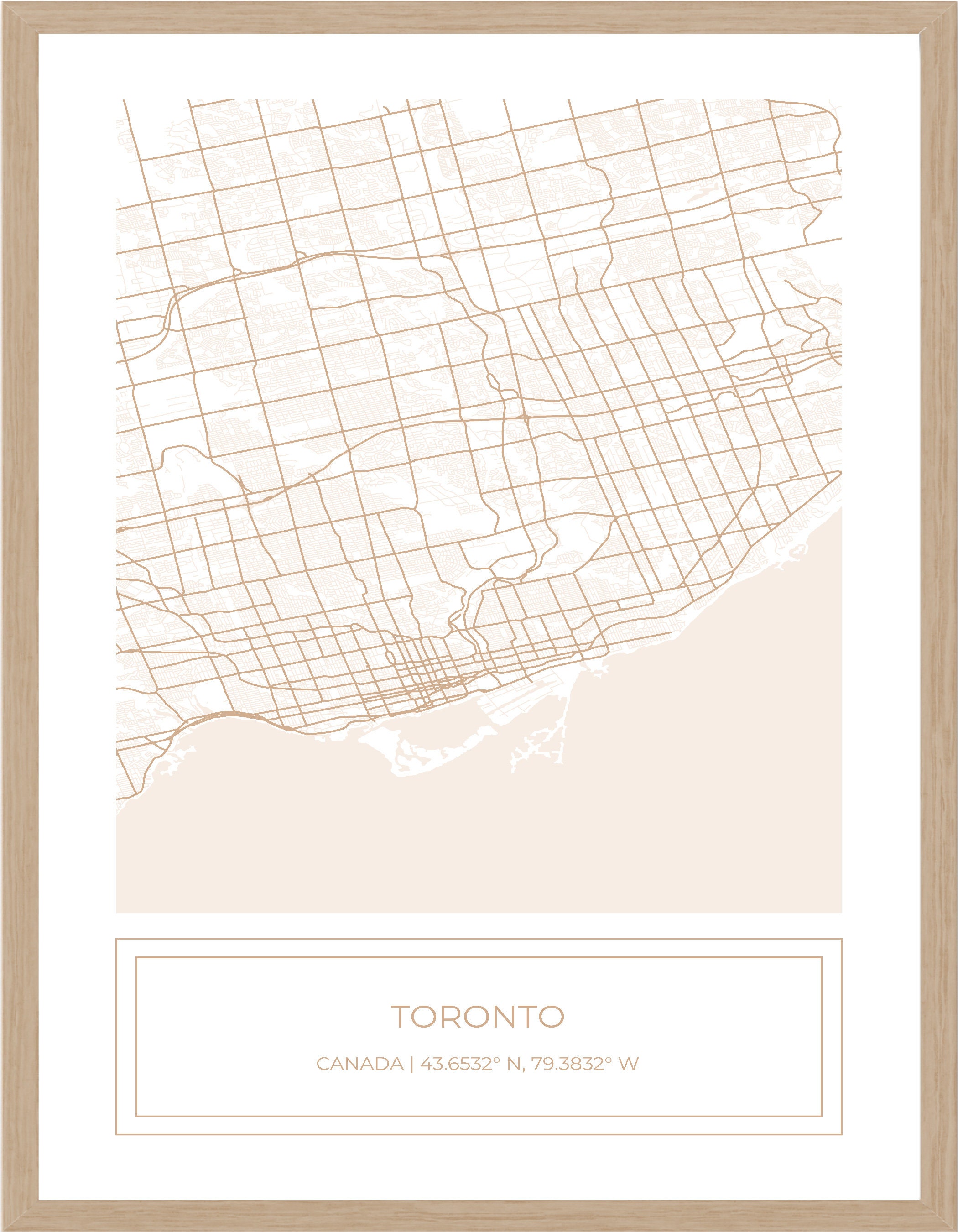 Map of Toronto Canada, Toronto Canada Map, Toronto Map, Modern Toronto ...