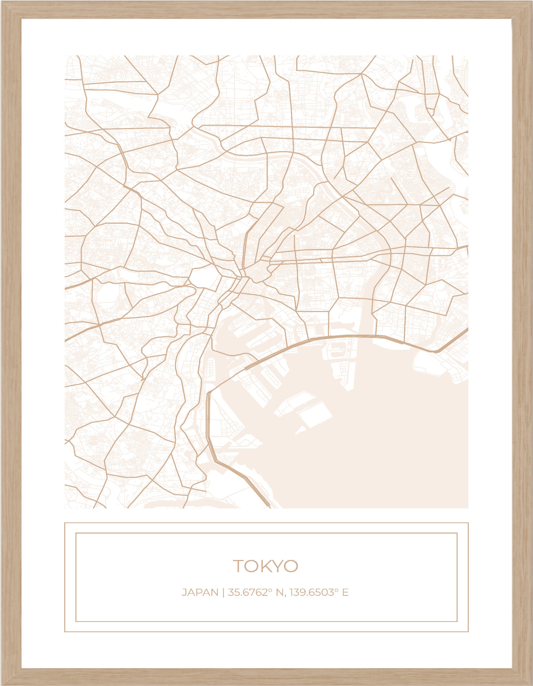 Map of Tokyo Japan, Tokyo Japan Map, Tokyo Map, Modern Tokyo Japan Map ...