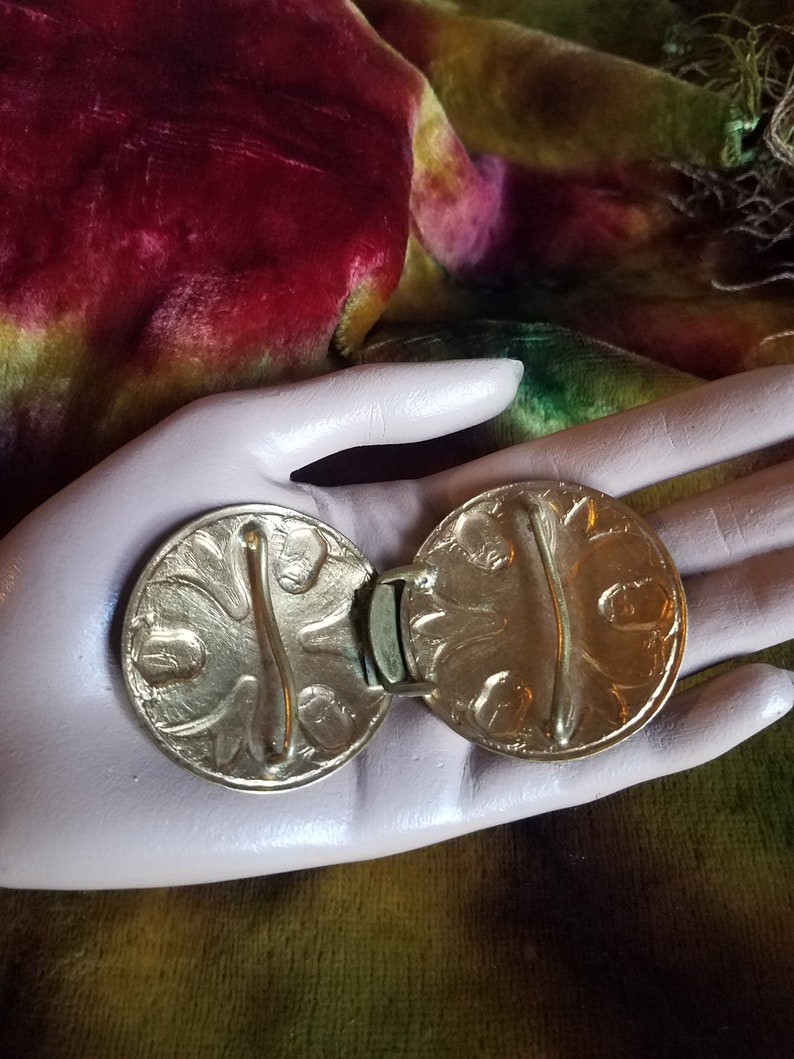 1920's Art Deco Scarab Egyptian Revival Painted Metal Belt - Etsy