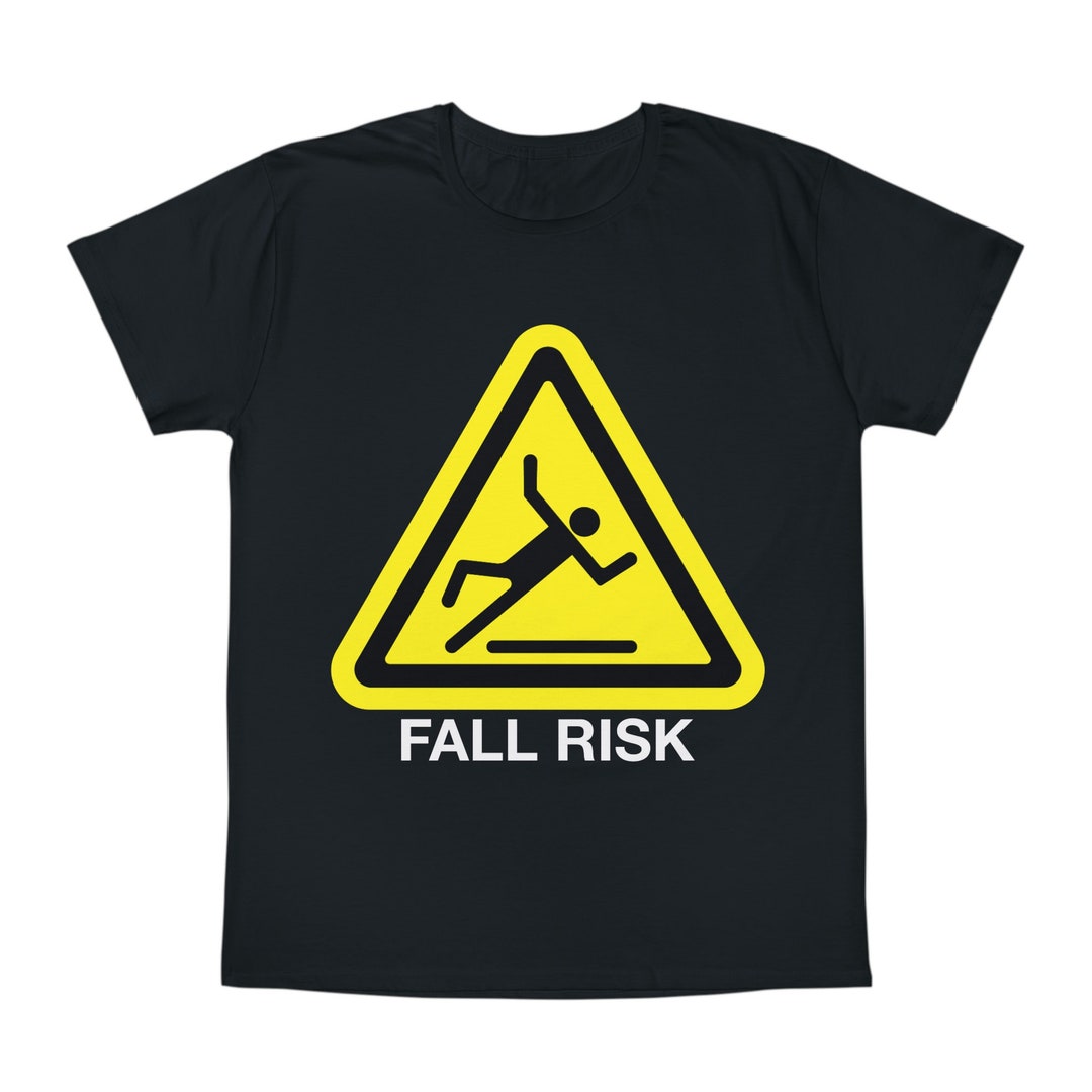 FALL RISK Unisex Black Tee - Etsy