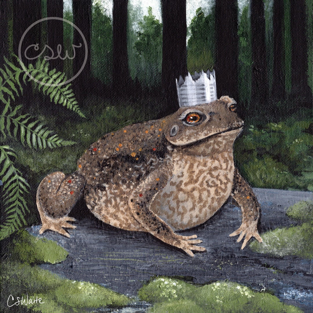 The Toad King - Instant Download - Etsy