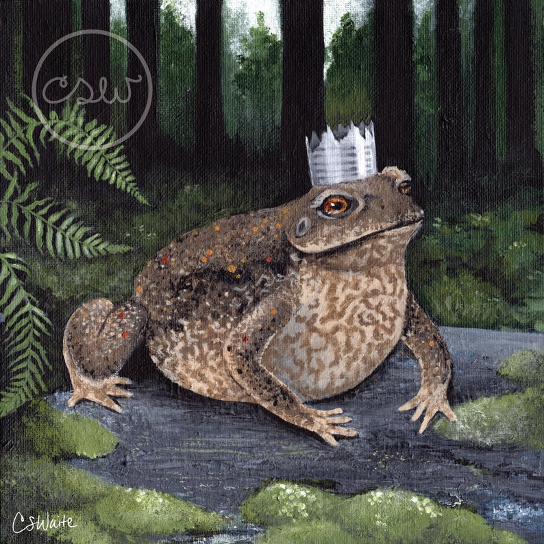 The Toad King - Instant Download - Etsy
