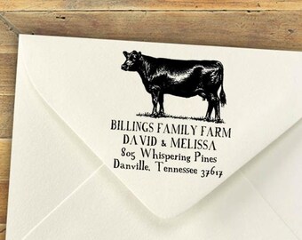 Cow stamp | Etsy
