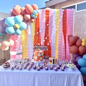 Paper Garland: Happy Birthday Bunting Banner Wedding Hanging Decor - Etsy