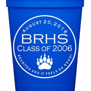 Class Reunion, Custom Class Reunion Cup, Plastic Cups, Family Reunion ...
