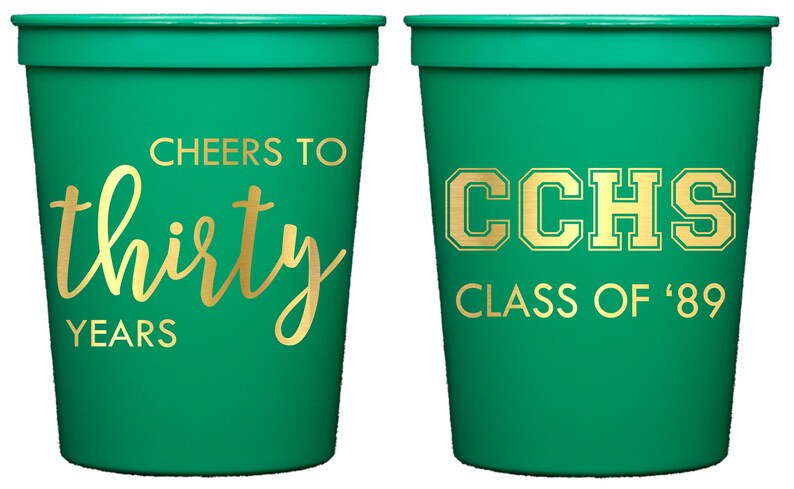 Class Reunion Custom Class Reunion Cup Plastic Cups Family - Etsy