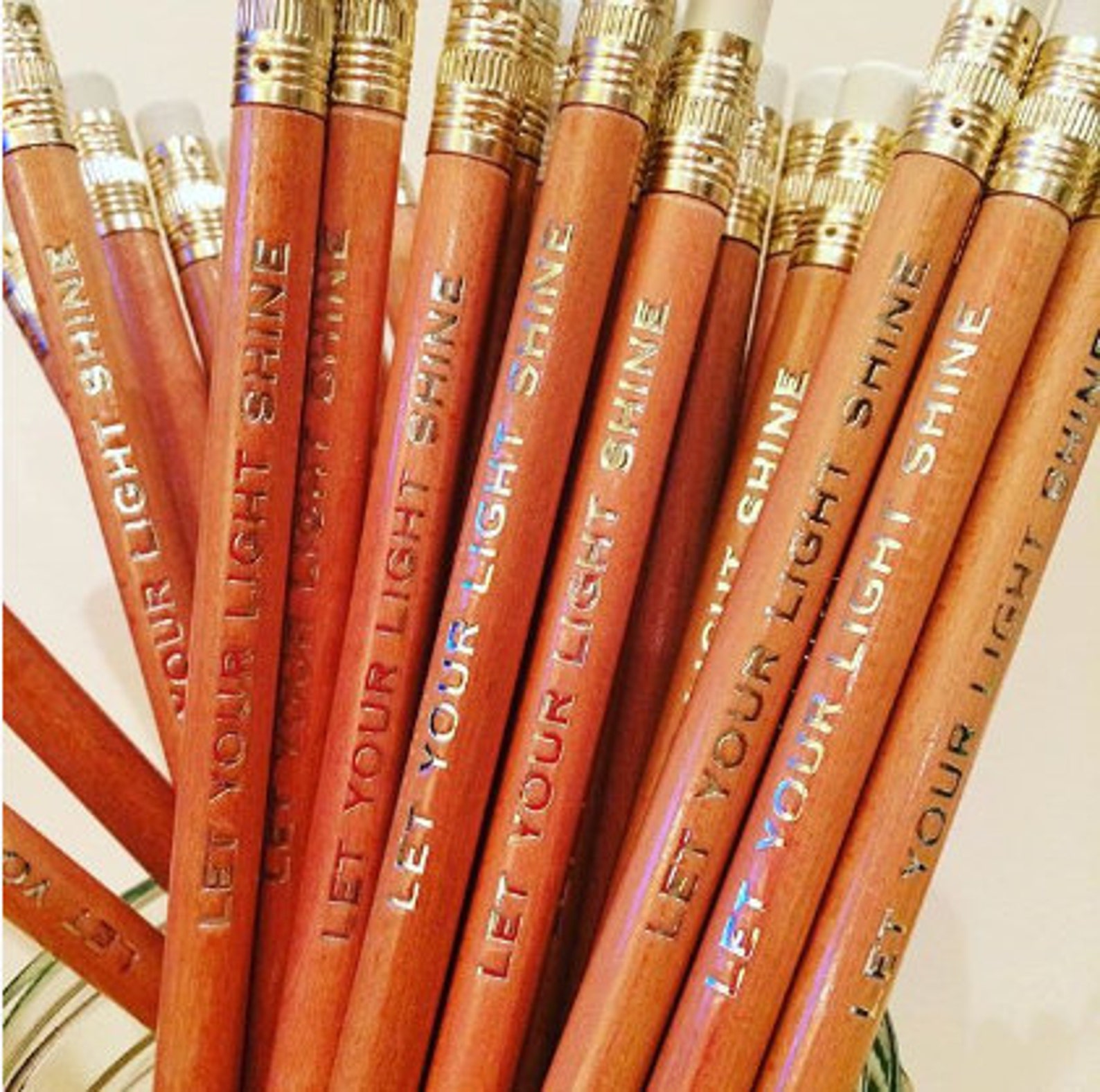 Custom Pencils Set of 12 Personalized Pencils Engraved - Etsy