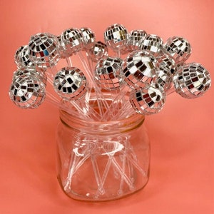Disco Ball Drink Stirrers: Bachelorette Party Bar Decor - Etsy