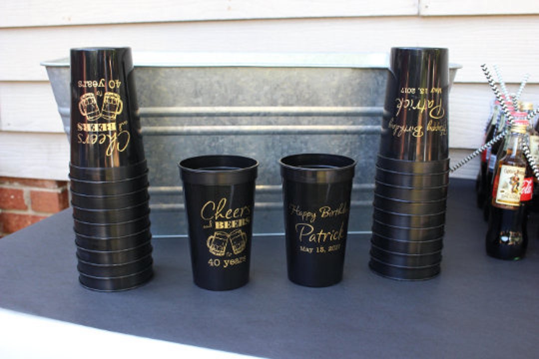 Custom Stadium Cups, Plastic Cups, Personalized Cup, Family Reunion ...