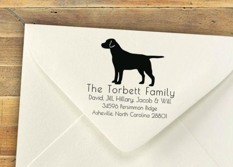 Custom Stamp Labrador Any Breed Dog Stamp Self-inking - Etsy