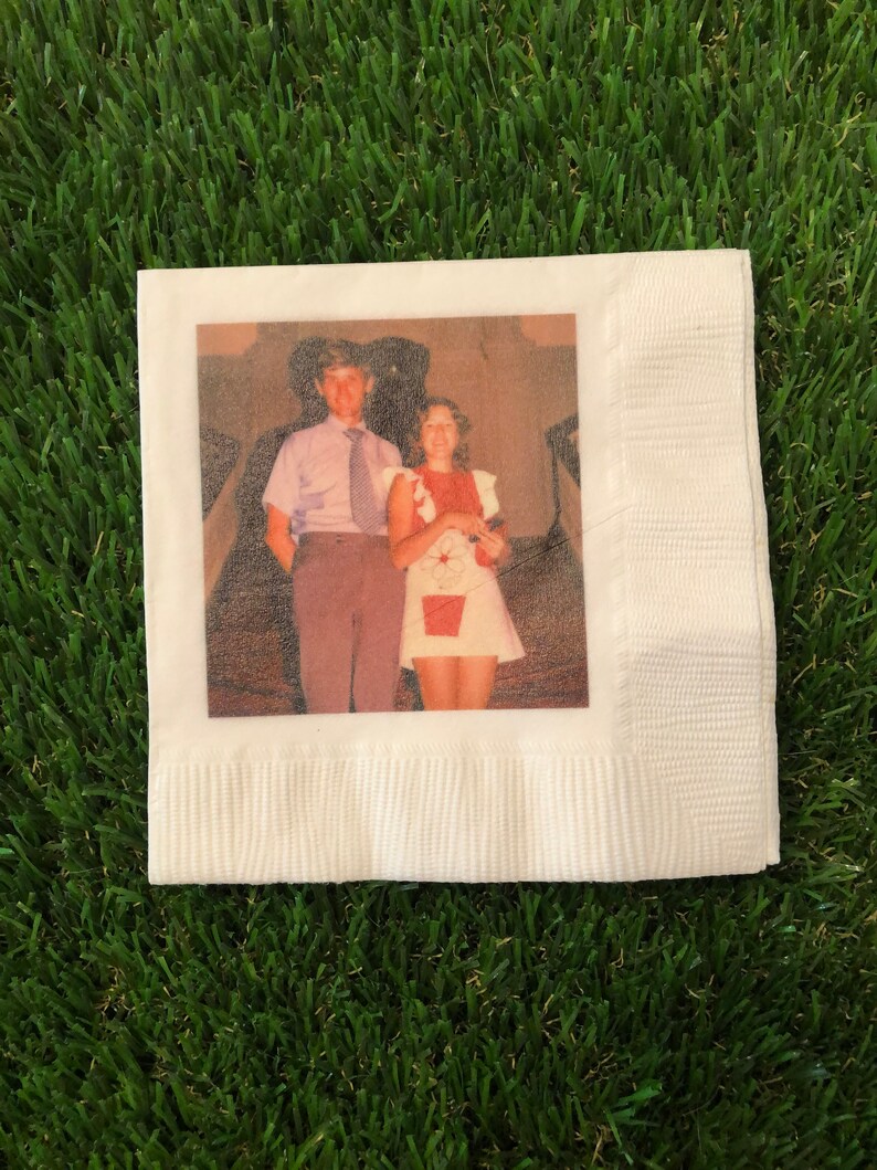 Custom Napkins Cocktail Napkins PHOTO Napkins Wedding - Etsy