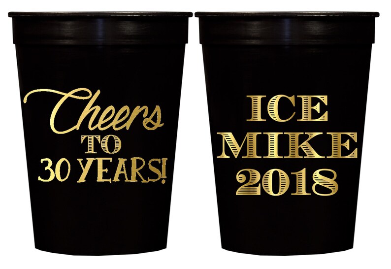 Cheers to 30 Years Cup Personalized Cups Wedding Cups - Etsy