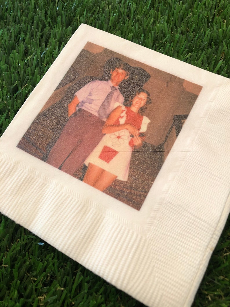 Custom Napkins Cocktail Napkins PHOTO Napkins Wedding - Etsy