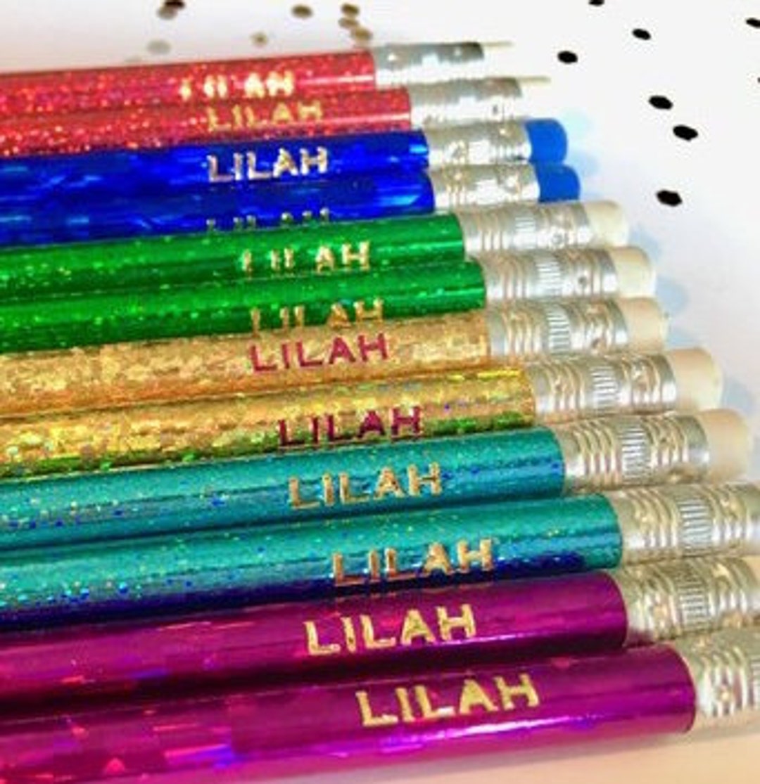 Custom Pencils, Personalized Pencils, Glitter Pencils, Hologram Pencils ...