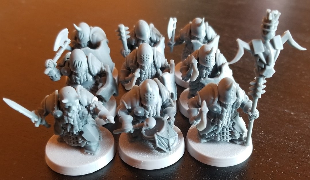 Evil Dwarf Inferno Guards 9X Includes Command Stls ONLY - Etsy