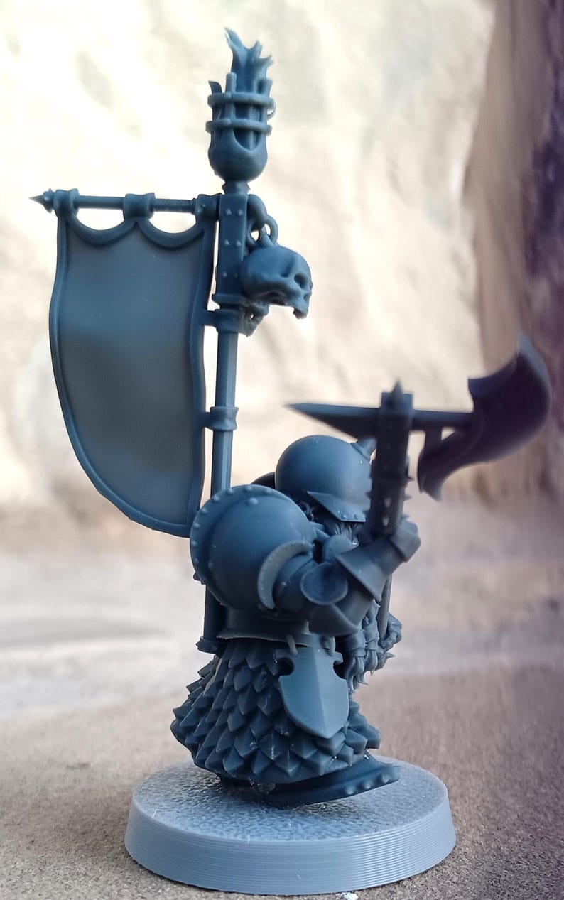 Evil Dwarf Inferno Guard Great Axes 9X Includes Command Stls ONLY - Etsy