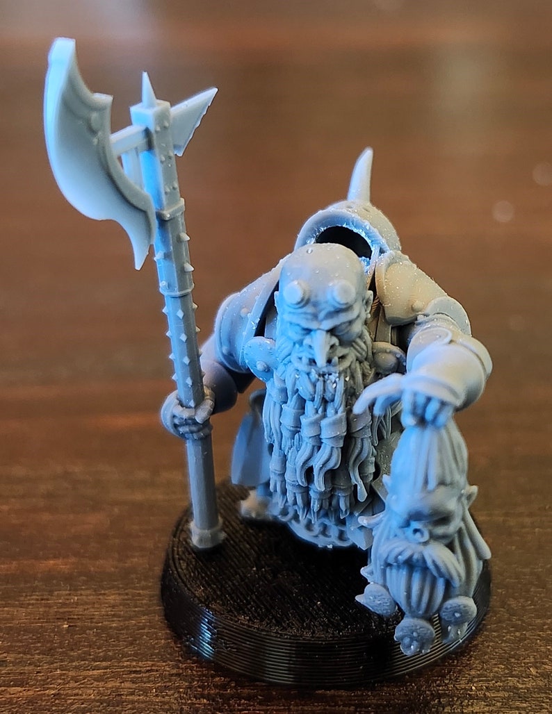 Evil Dwarf Inferno Guard Great Axes 9X Includes Command Stls - Etsy