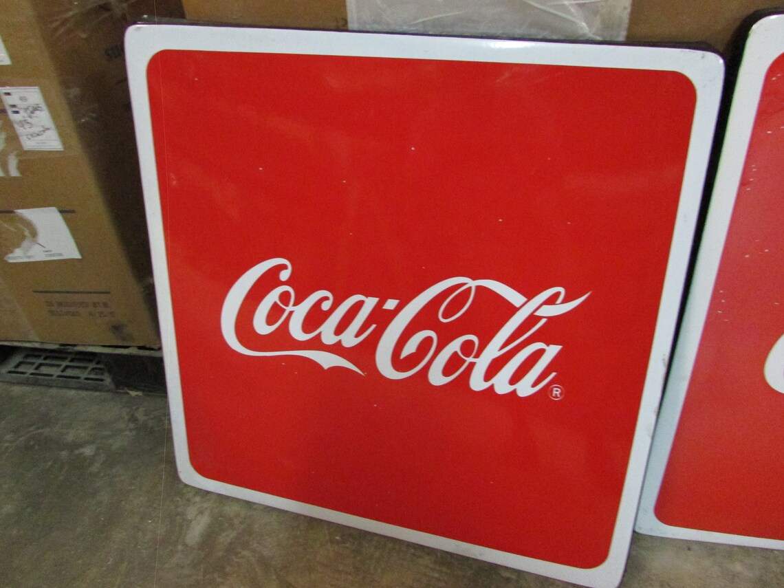 Old Coca Cola Table Top-metal Porcelain-30x30 Inches-mexican-like New ...