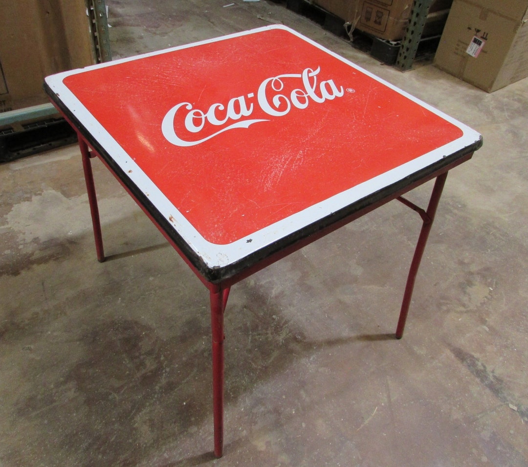 Coca Cola Metal Table Porcelain Complete-mexican-restaurant Bar-30x30 ...