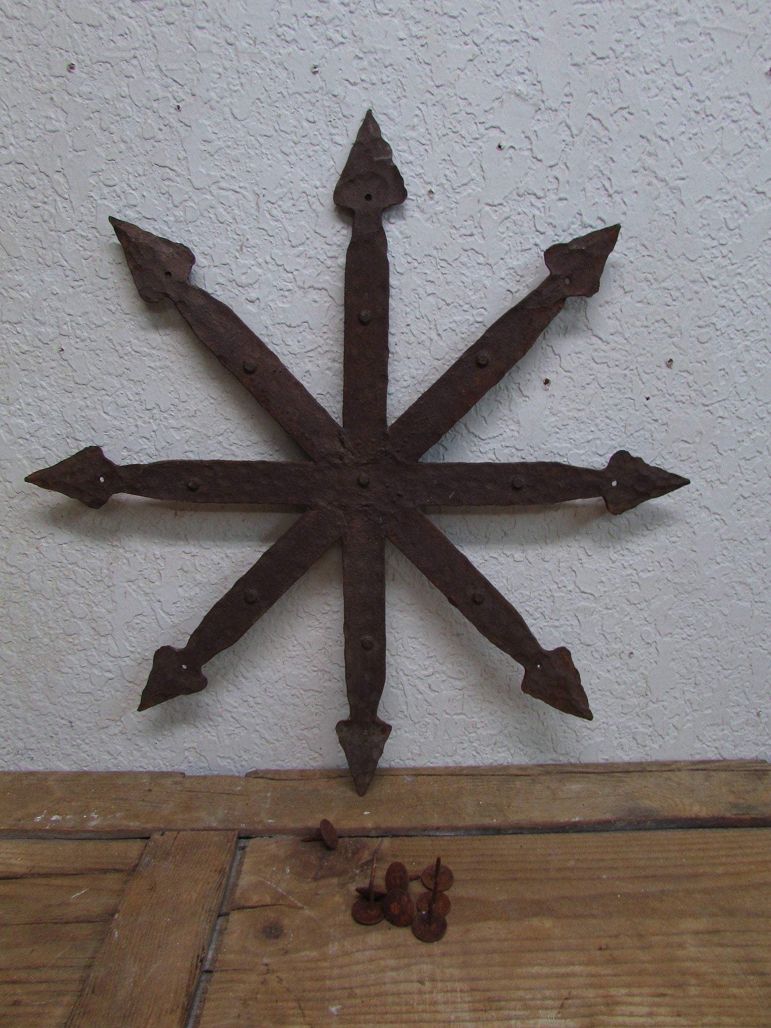 Rustic Door Hardware-star Iron Window Grate - Etsy