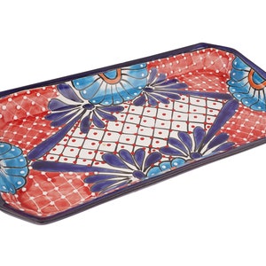 Talavera Ceramic Large Party Platter-hand Painted-handmade-colorful- 10 ...