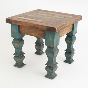 Reclaimed Wood Rustic End Table-western-vintage Look-rustic-repurposed ...